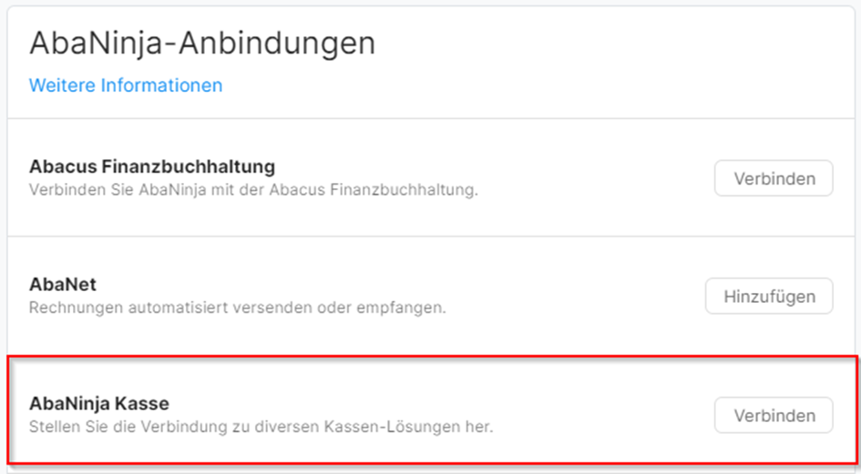 Anbindung Kassendienst – Swiss21.org Helpcenter
