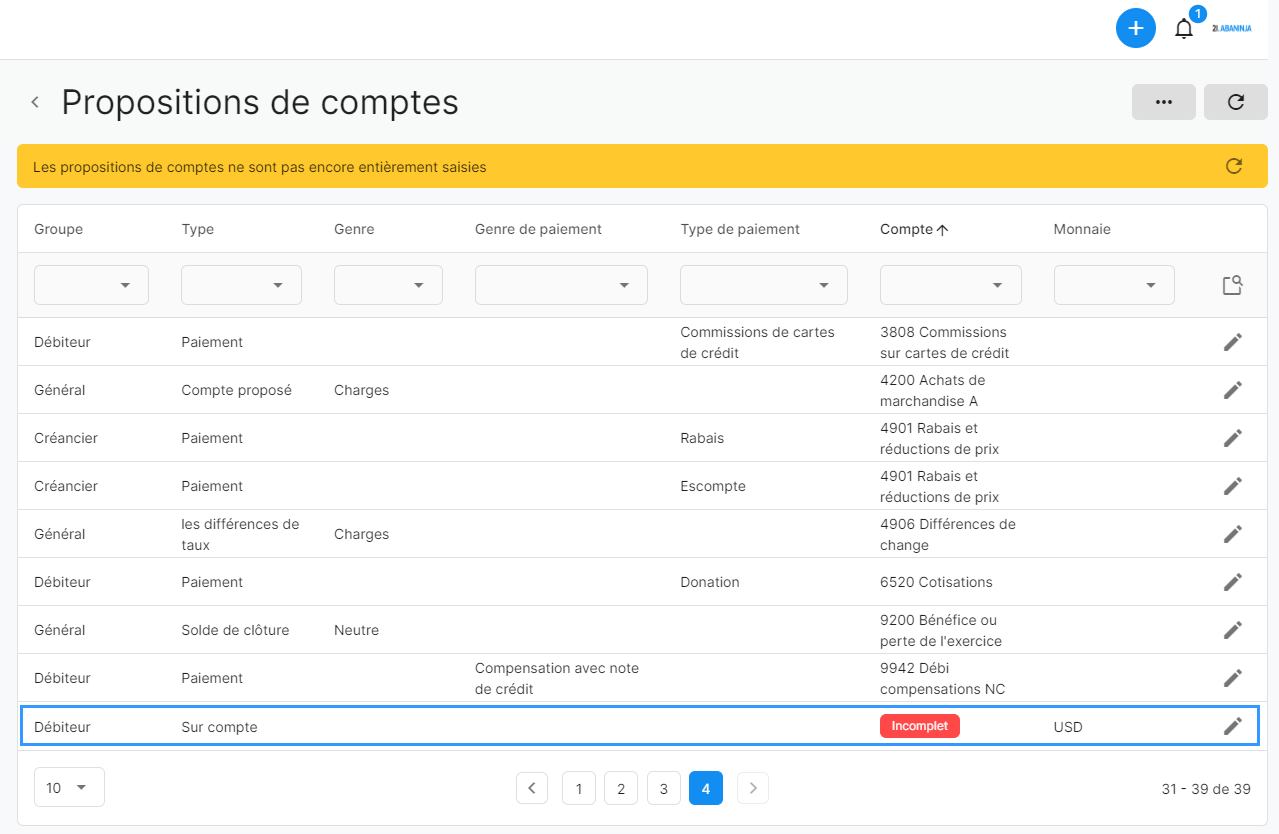 Comment importer ou créer manuellement un plan comptable flexible sous ...
