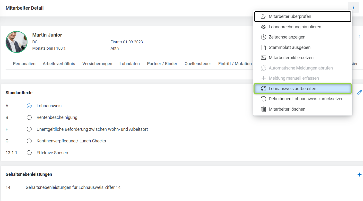 Wie erstelle ich einen Lohnausweis? – Swiss21.org Helpcenter