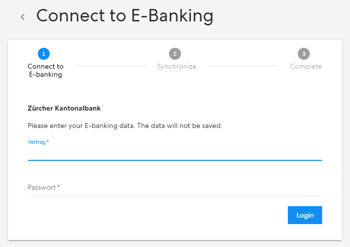 How do I create and use a bank connection? – Swiss21.org Helpcenter